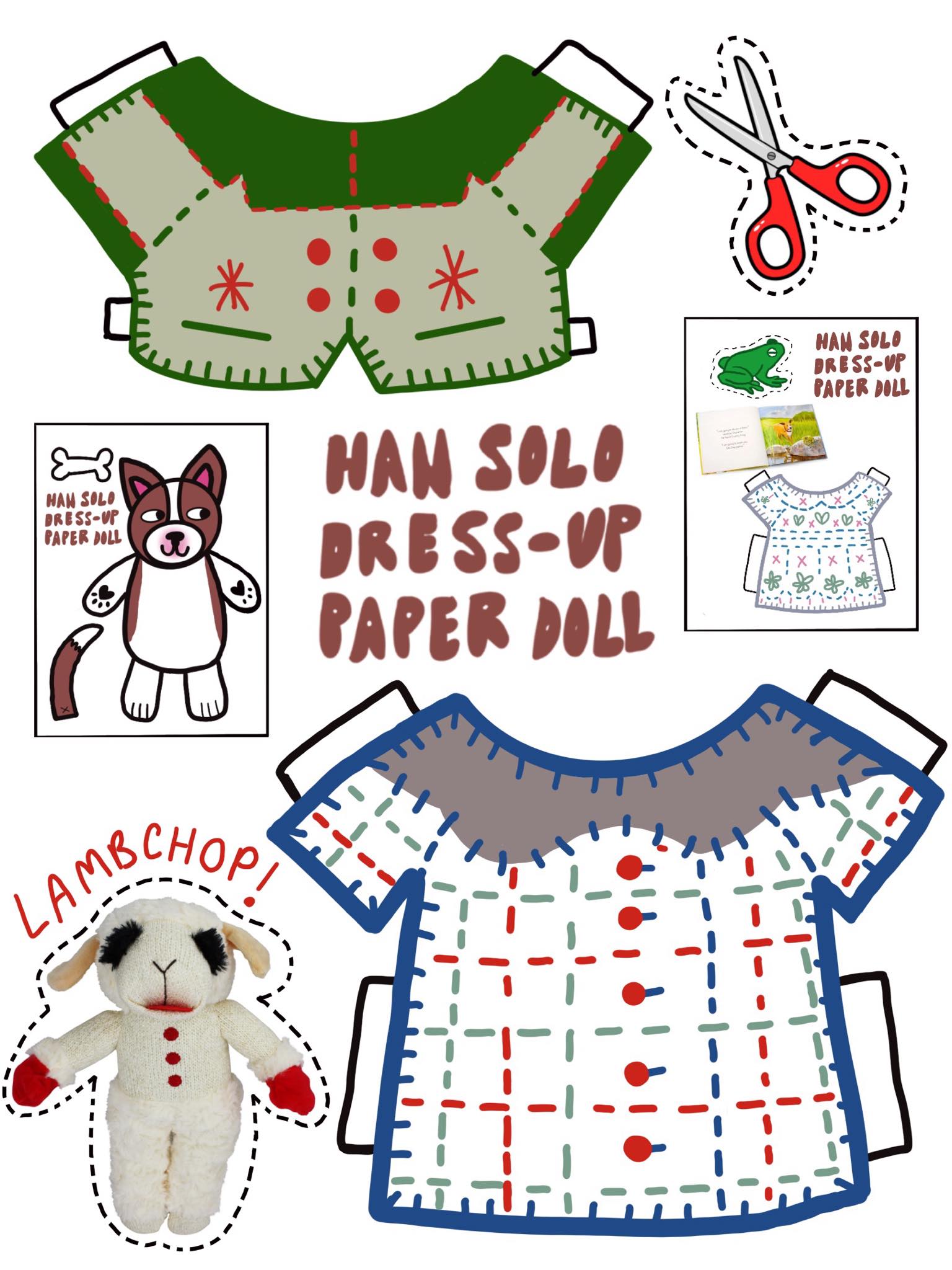 Dress Up Han Solo Paper Doll – Han and Friends